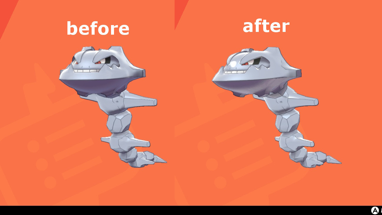 polished Steelix Mod for Pokemon Sword & Shield | SWSH Mods