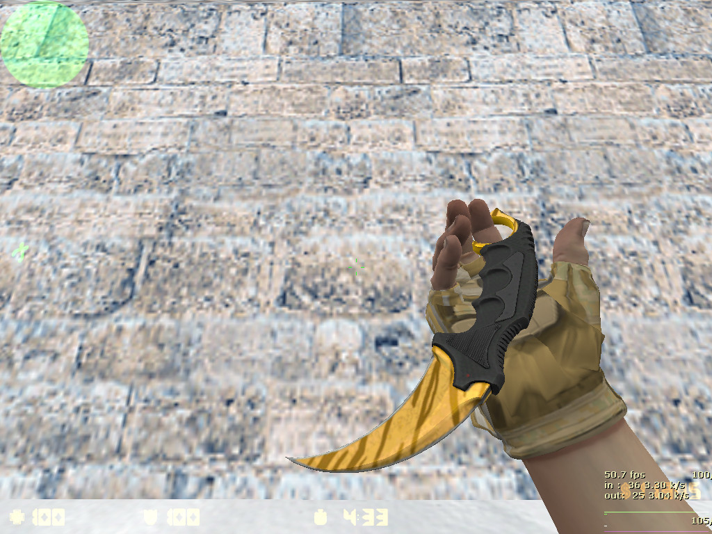 Karambit Tiger Tooth w/Gloves Mod for Counter-Strike 1.6 | CS1.6 Mods