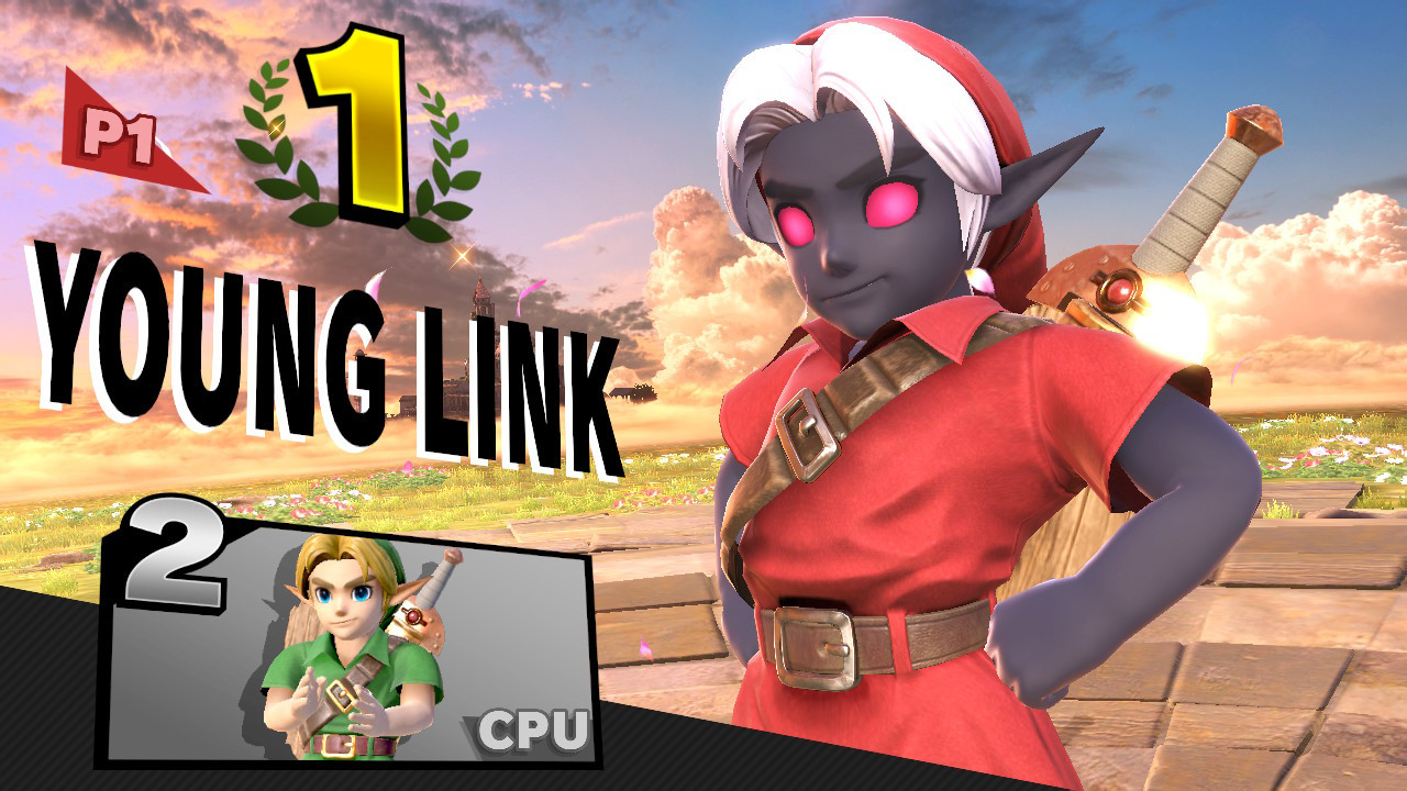 Red Tunic Dark Young Link Mod for Super Smash Bros. Ultimate | SSBU Mods