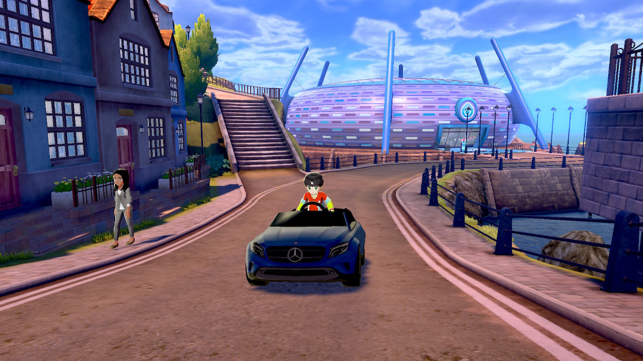 Mercedes GLA over bike Mod for Pokemon Sword & Shield | SWSH Mods