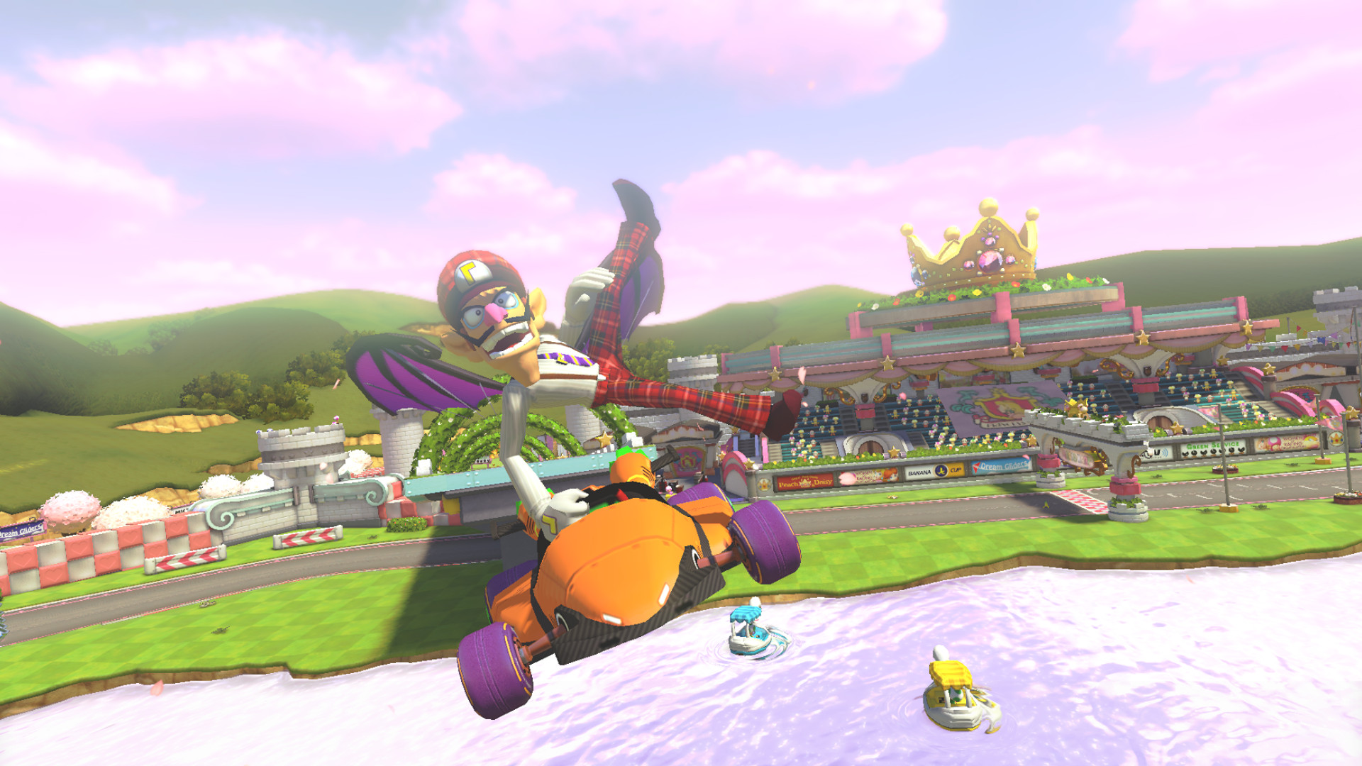 Waluigi Bus Driver from MKT Mod for Mario Kart 8 | MK8 Mods