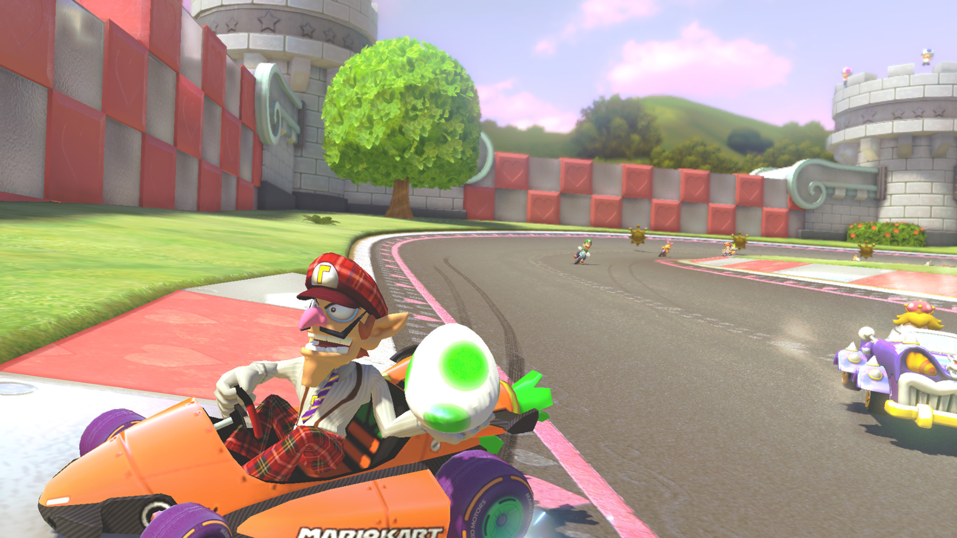 Waluigi Bus Driver from MKT Mod for Mario Kart 8 | MK8 Mods
