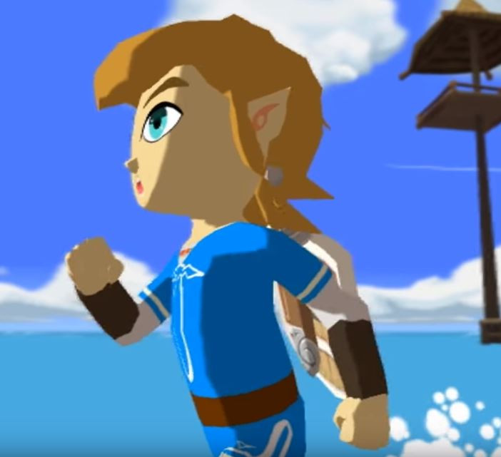Breath of the Wild Link Mod for The Legend of Zelda: The Wind Waker ...