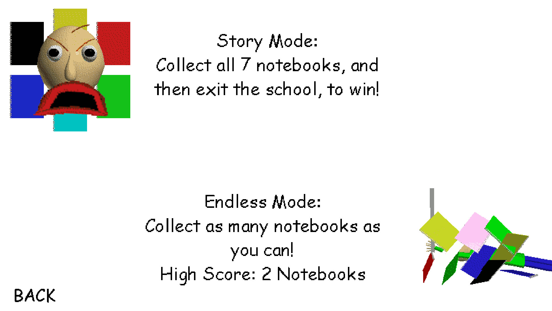 Baldi's Basics Frowned Edition Mod for Baldi's Basics | Baldi Mods