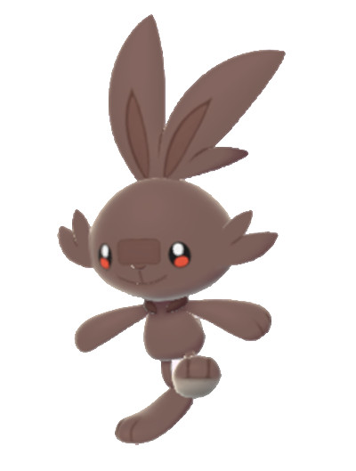 Sooty (Shiny) Scorbunny [Pokemon Sword & Shield] [Mods]