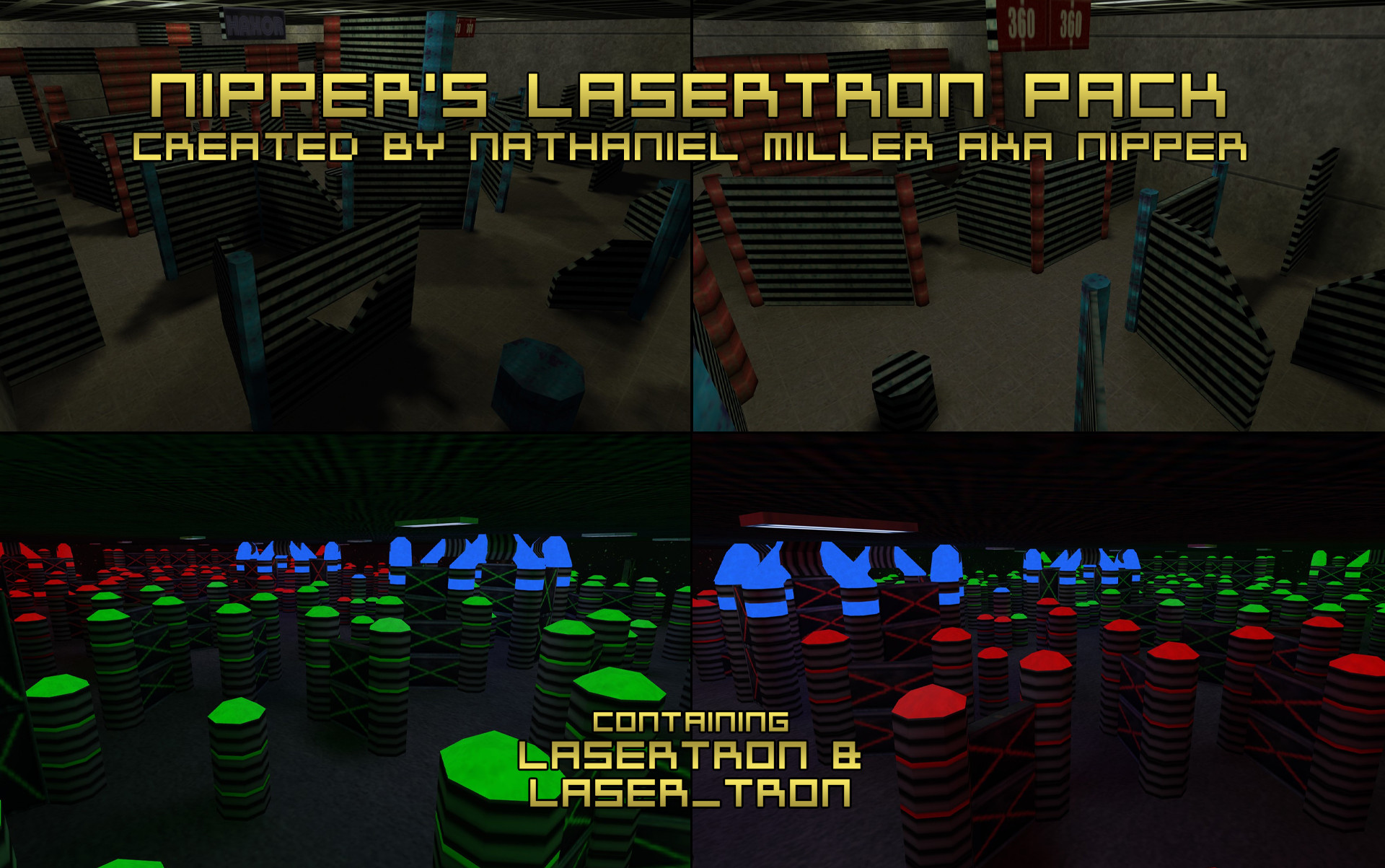 NIPPER's Lasertron Pack Mod for Counter-Strike 1.6 | CS1.6 Mods