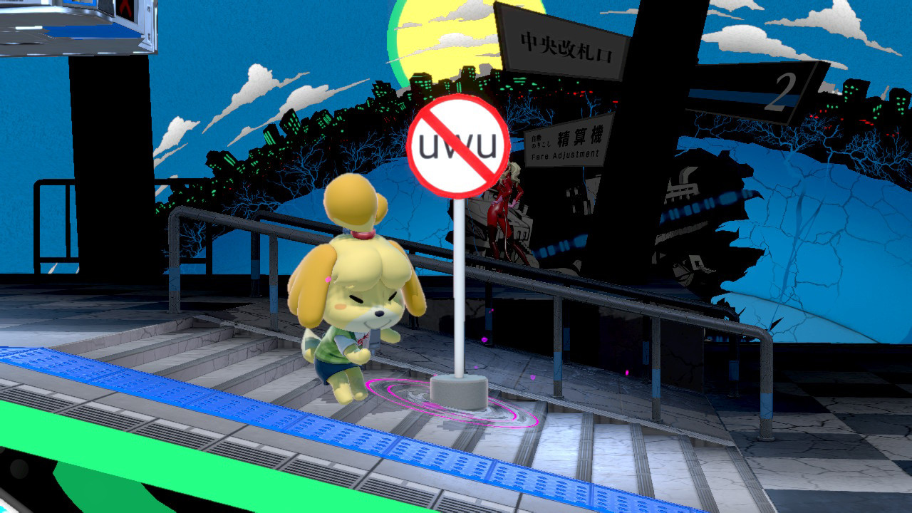 UwU Permitted/Prohibited Zone Signs for Isabelle [Super Smash Bros ...