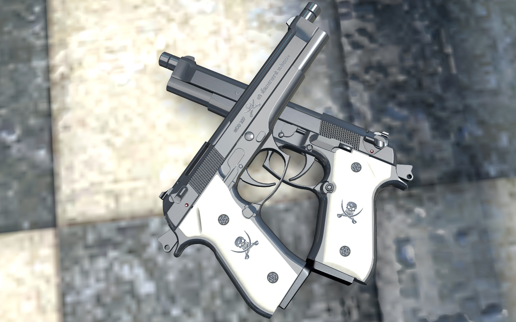 Dual Beretta "Sword Cutlass" Mod for Counter-Strike: Source | CS:S Mods