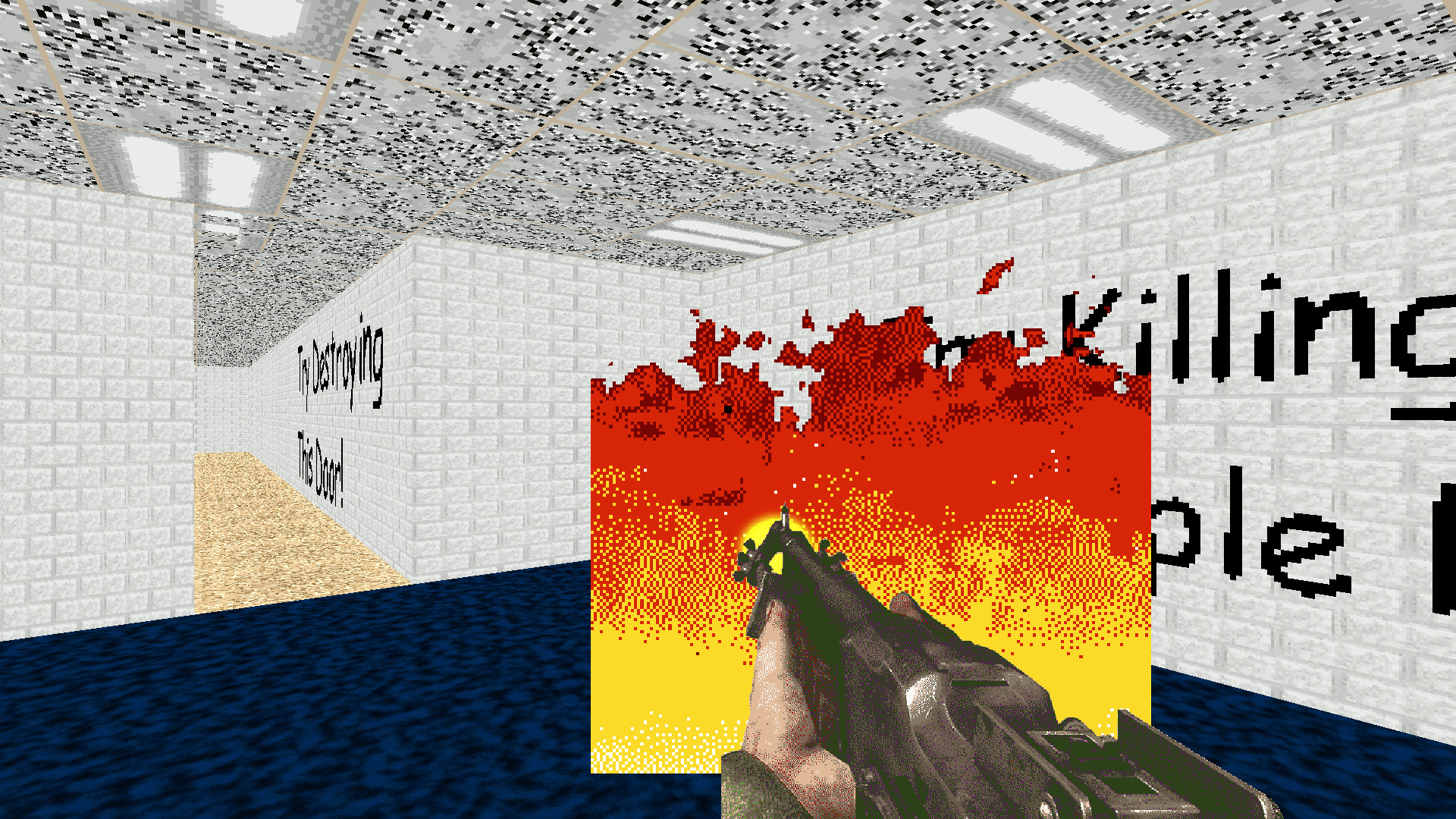 Baldi's Basics With A Gun! Mod for Baldi's Basics | Baldi Mods