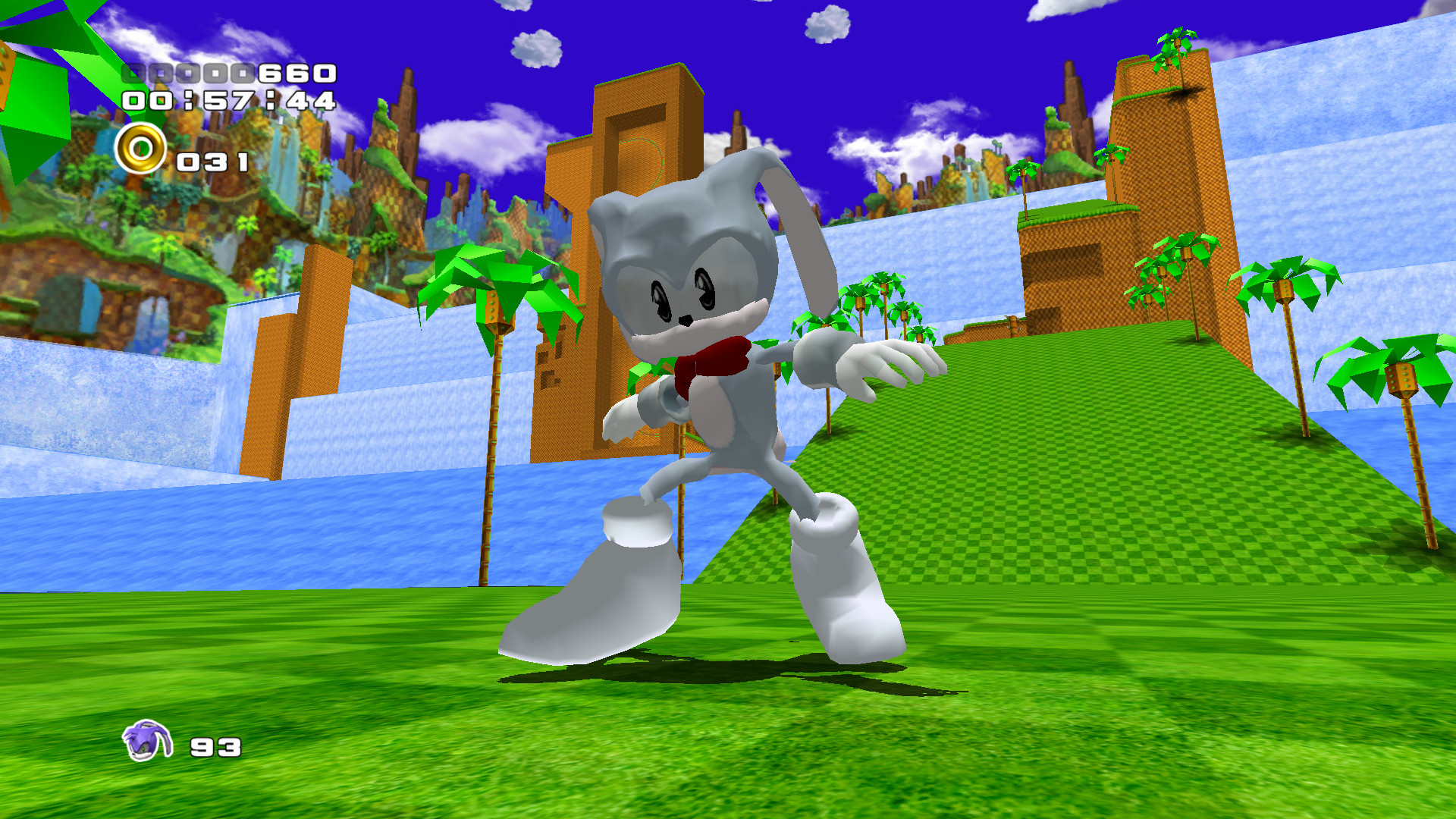 Dash the Rabbit(Prototype Sonic) Mod for Sonic Adventure 2 | SA2 Mods