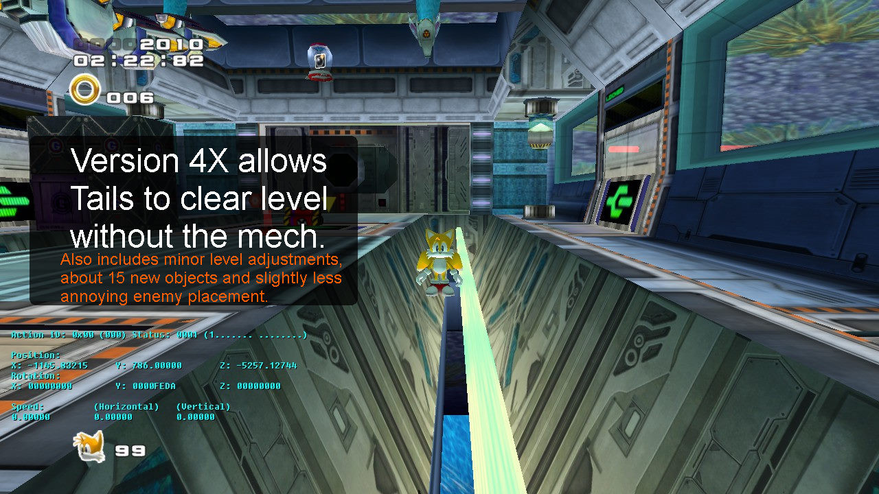 Aquatic Base V4X [for everyone] Mod for Sonic Adventure 2 | SA2 Mods