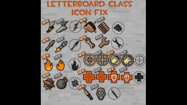 UI & HUD icon improvement pack Mod for Team Fortress 2 | TF2 Mods