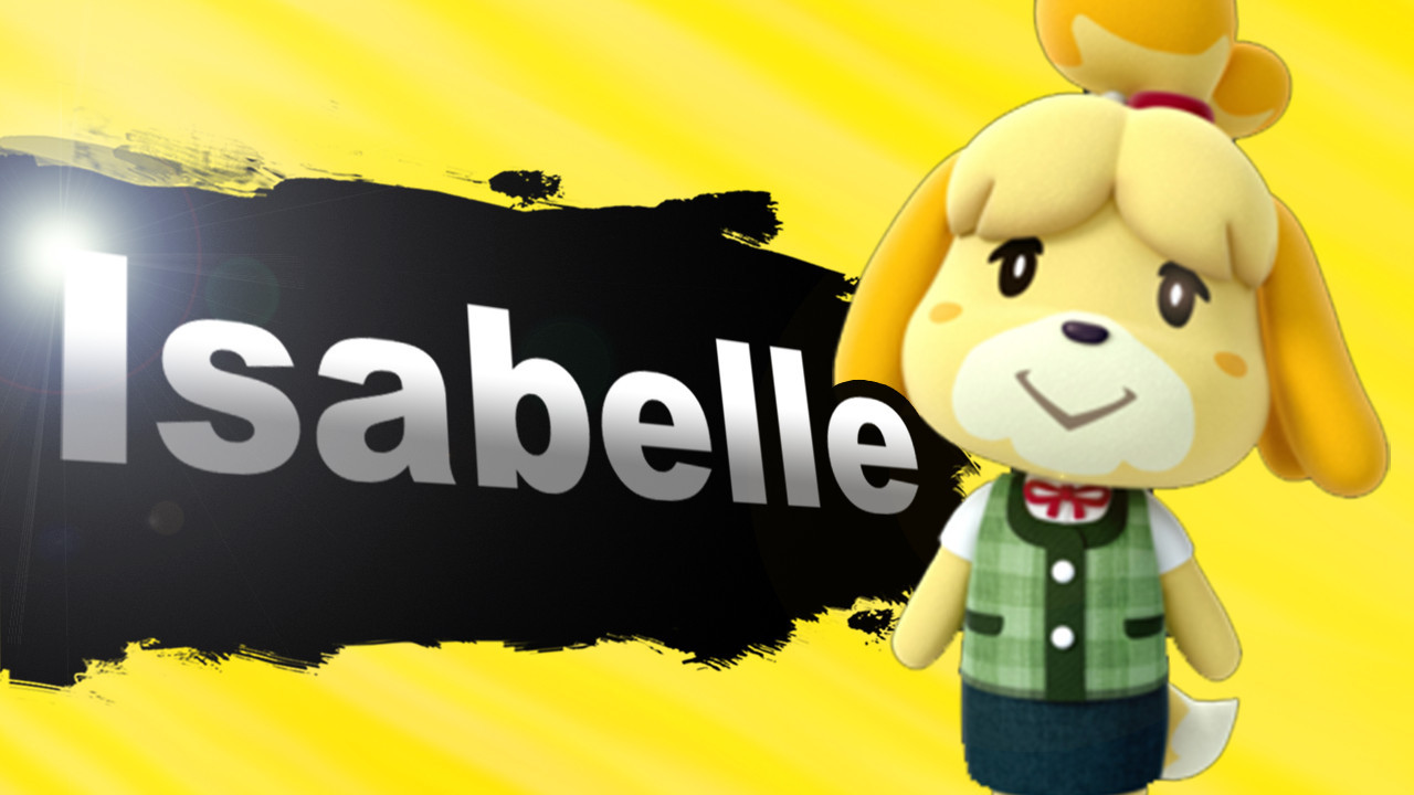 Isabelle over Villager V2 Mod for Super Smash Bros. (3DS) | SSB3DS Mods