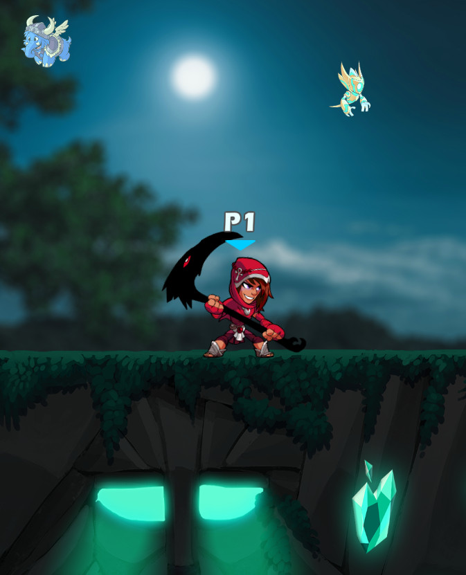 Red Eyed Raven Mod for Brawlhalla | BHalla Mods