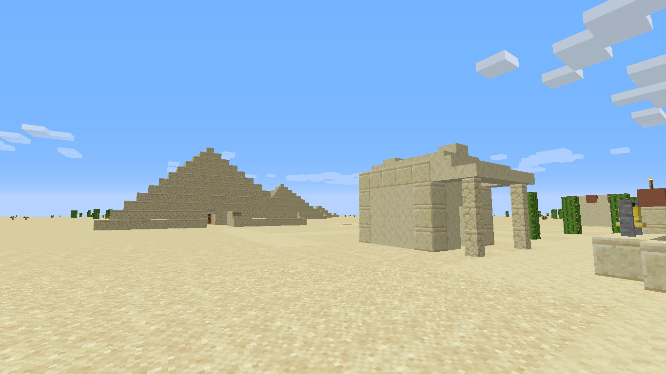 The Pyramids Of Giza (1.1) [Minecraft] [Mods]