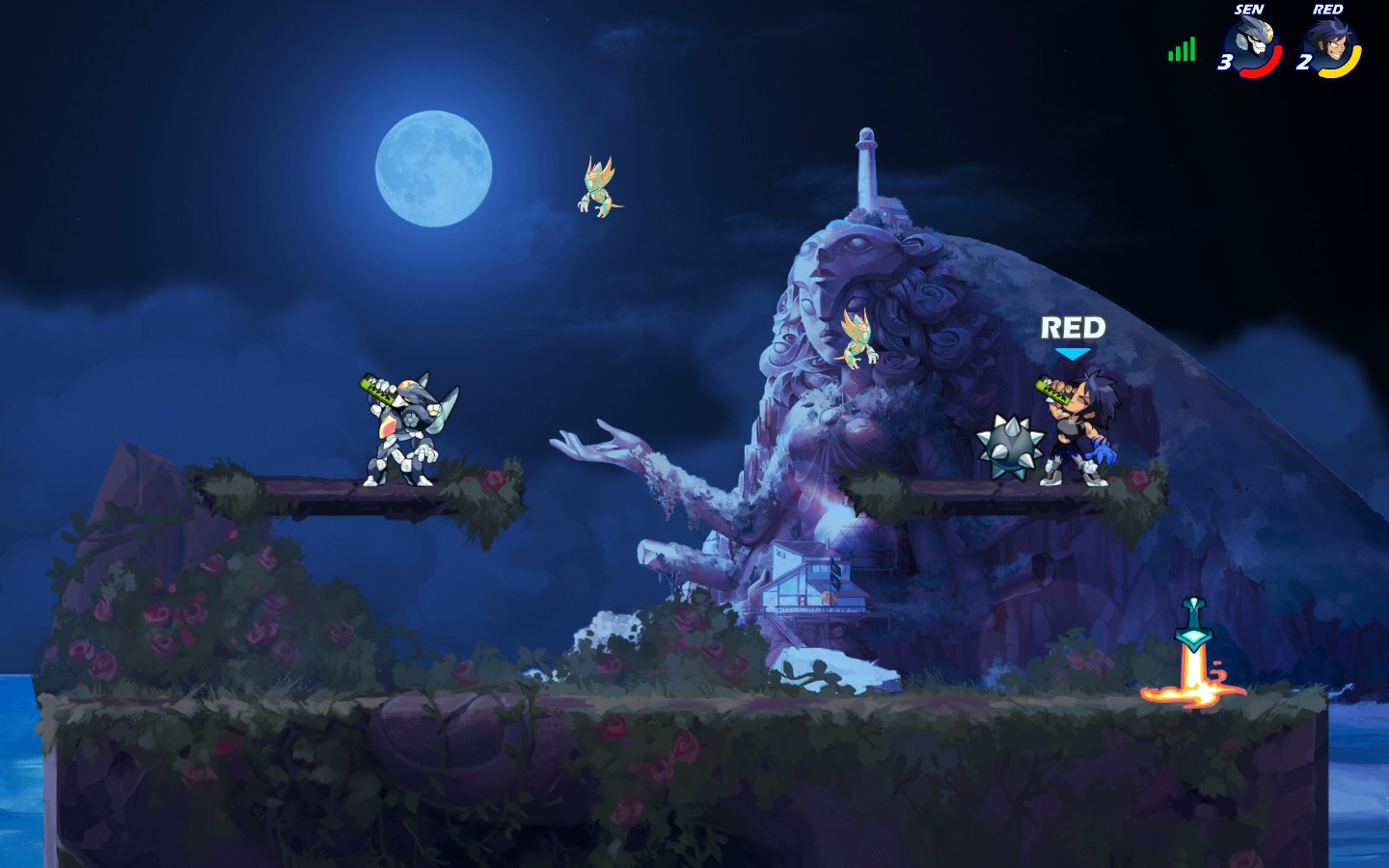 Night Theme For All Maps Mod for Brawlhalla | BHalla Mods