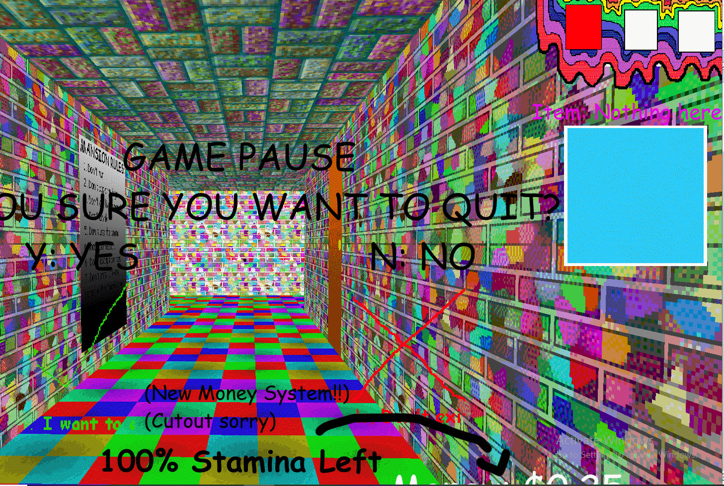 Flipper's Colorful Mansion (V1.3.3) Mod for Baldi's Basics | Baldi Mods