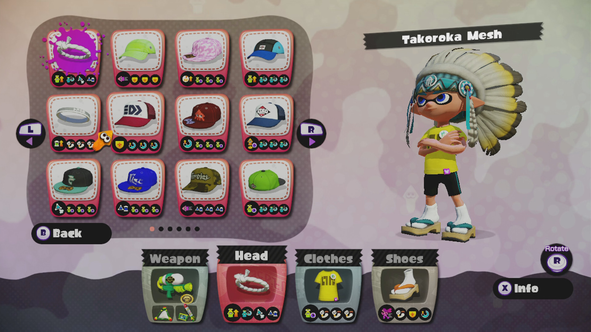 Wearable Warrior Headdress (Unused Gear) Mod for Splatoon | Splatoon Mods