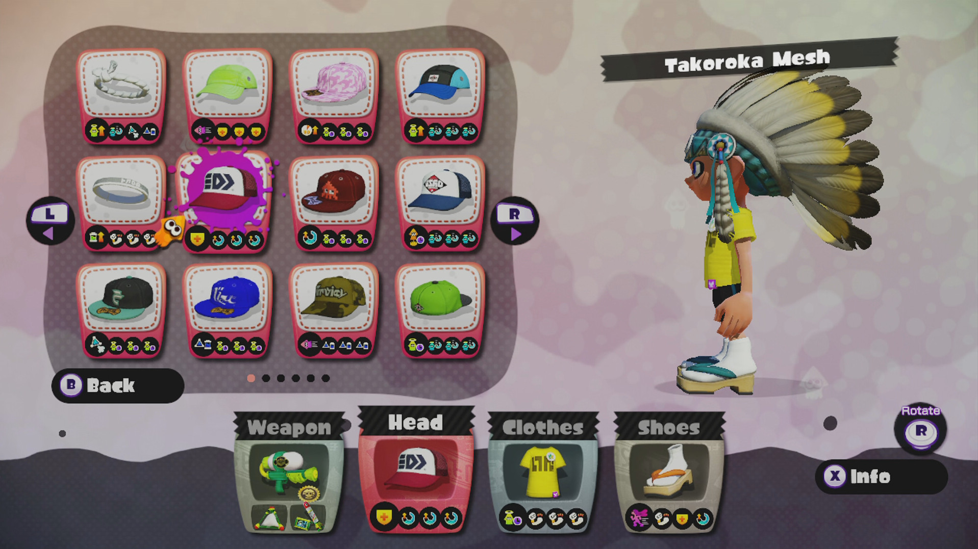 Wearable Warrior Headdress (Unused Gear) Mod for Splatoon | Splatoon Mods