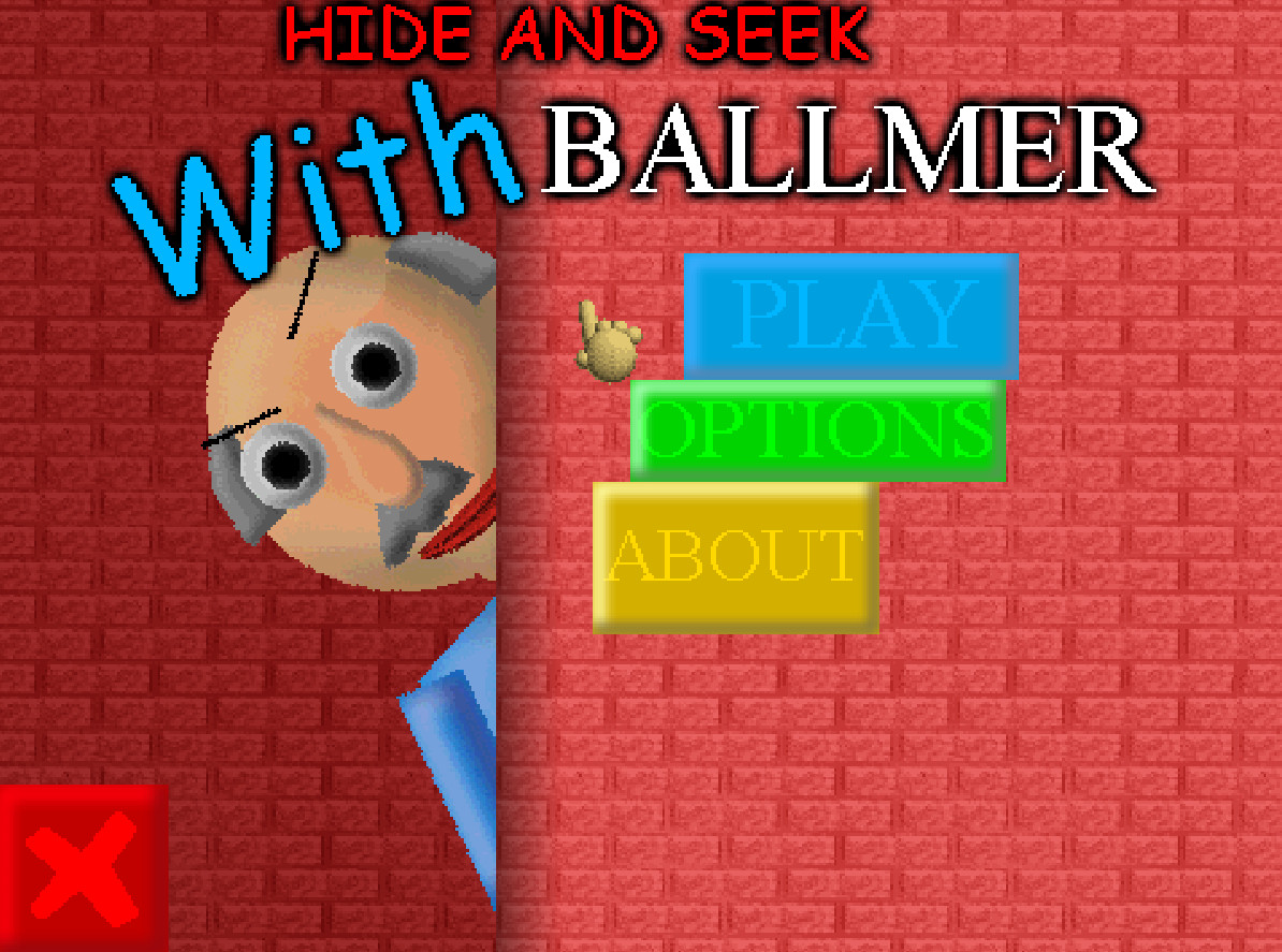 Hide and Seek with Ballmer Mod for Baldi's Basics | Baldi Mods