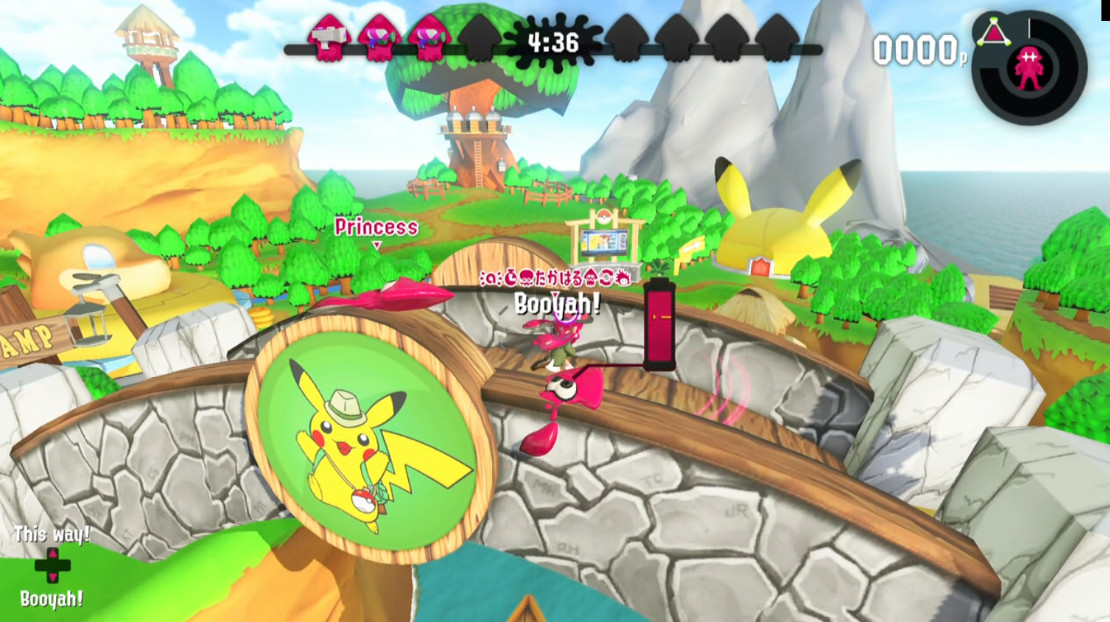 Custom Map : Camp Pokèmon Hub [Splatoon 2] [Mods]