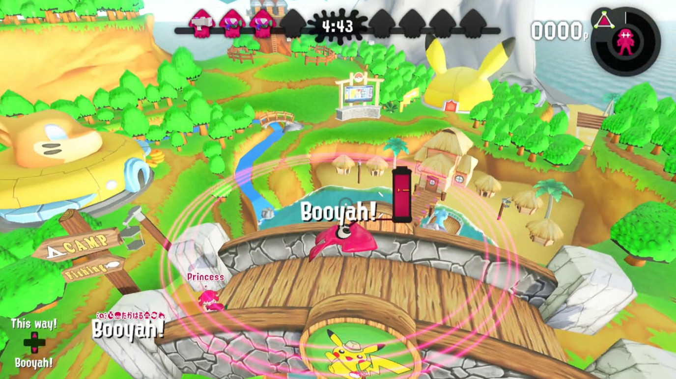 Custom Map : Camp Pokèmon Hub [Splatoon 2] [Mods]