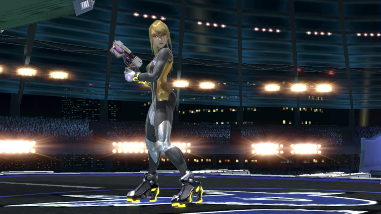 Gold Black or White Zero Suit Samus Mod for Super Smash Bros. Ultimate ...