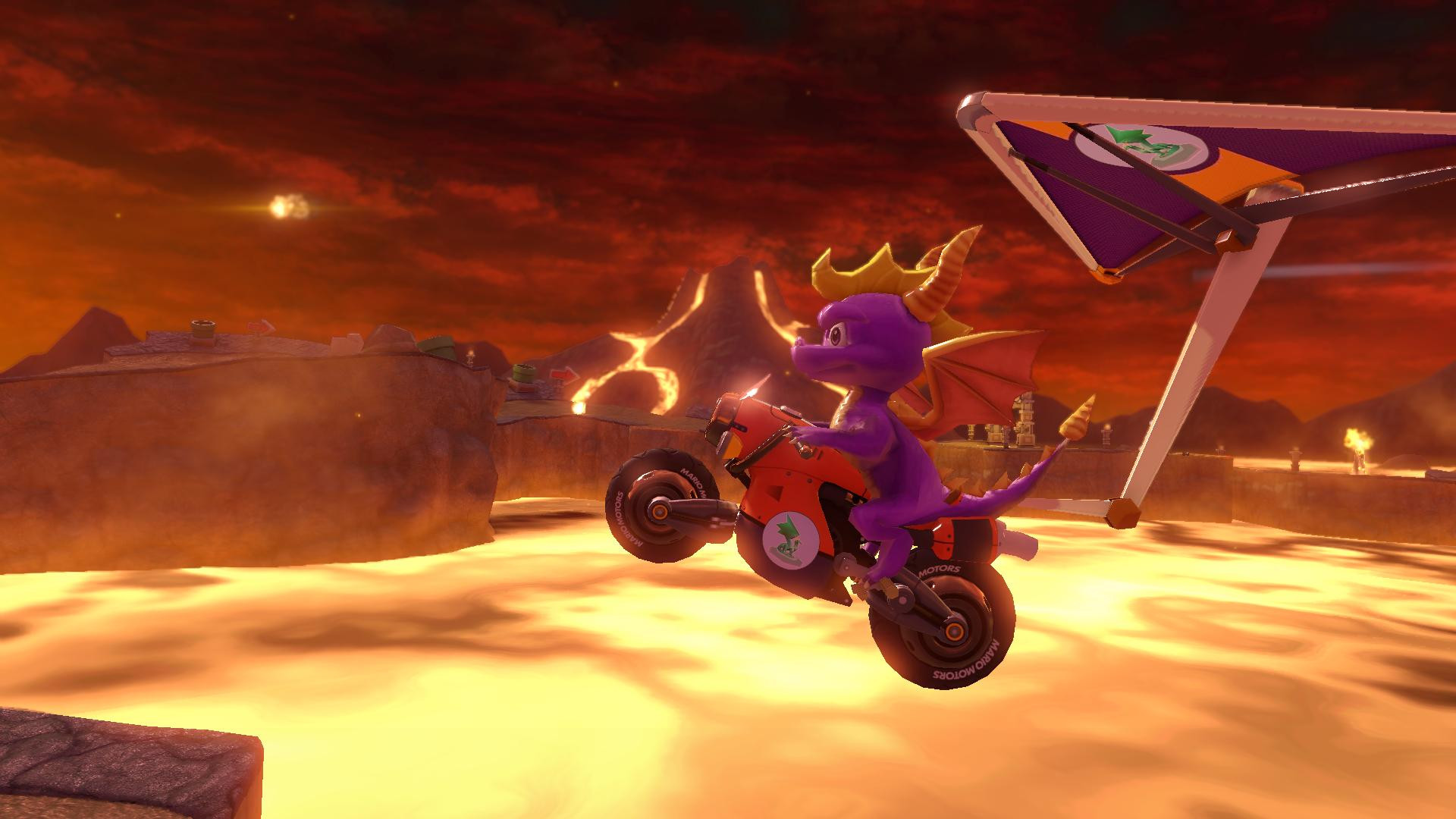 Spyro The Dragon Mod for Mario Kart 8 | MK8 Mods