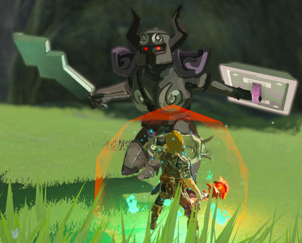 Phantom warriors over gold moblins 2.0 [The Legend of Zelda: Breath of ...