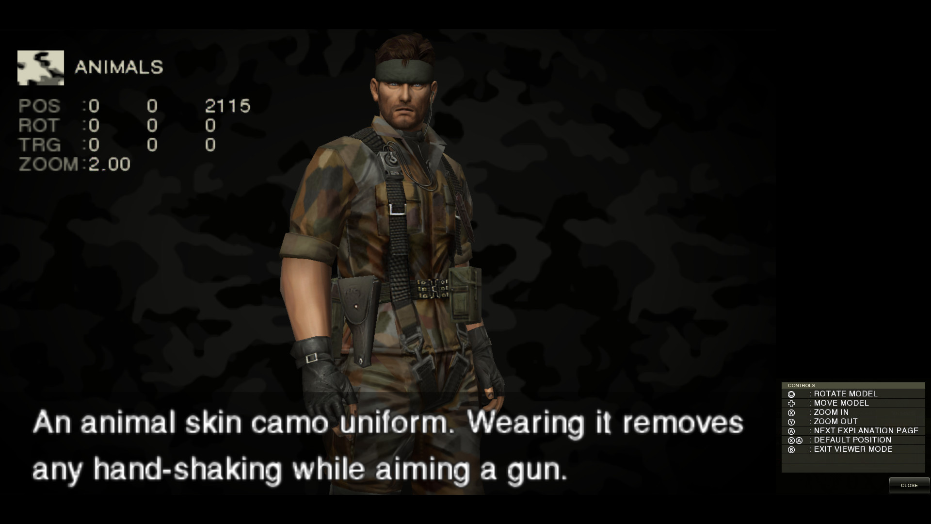 Immersive Camo - Special Fatigues Mod for Metal Gear Solid: Snake Eater ...