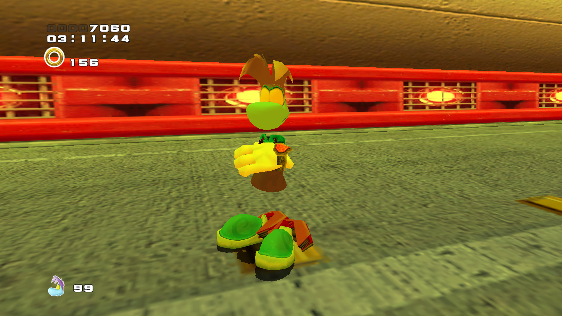 Rayman in SA2 Mod for Sonic Adventure 2 | SA2 Mods