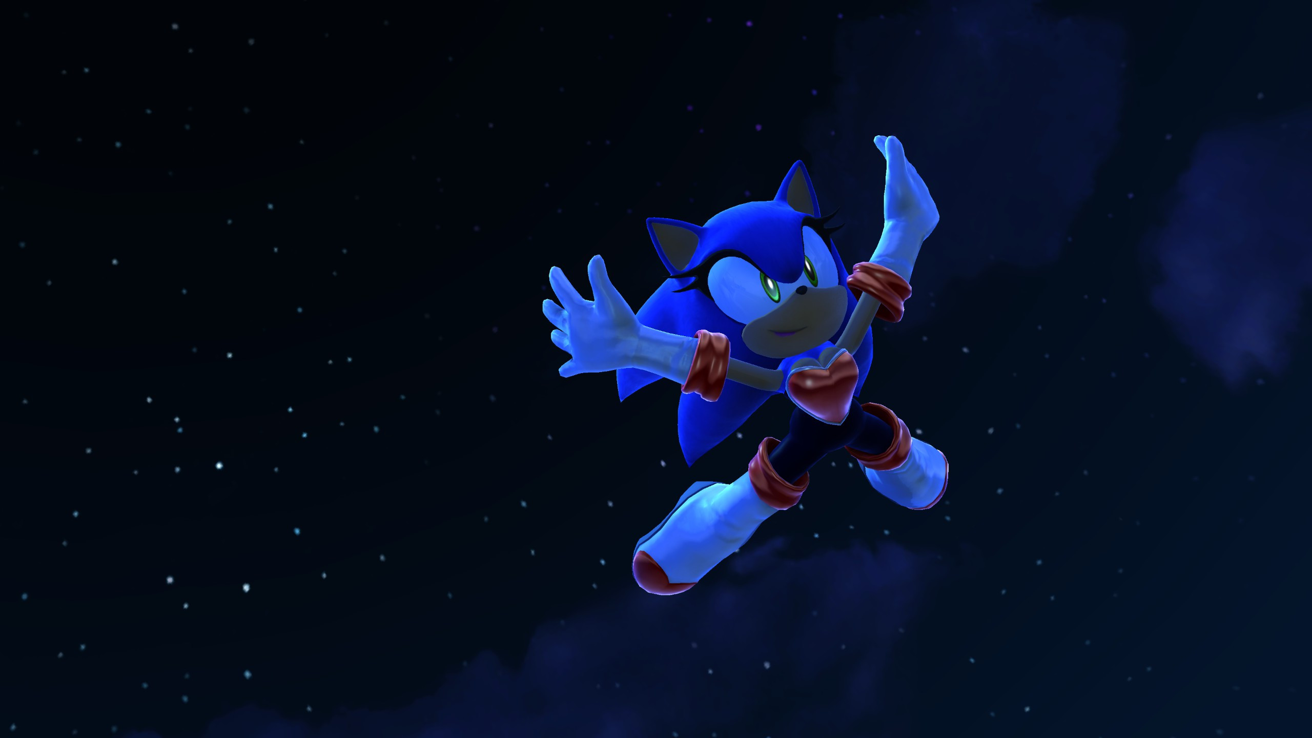 Sonic in Rouge's Outfit [Sonic Generations] [Mods]