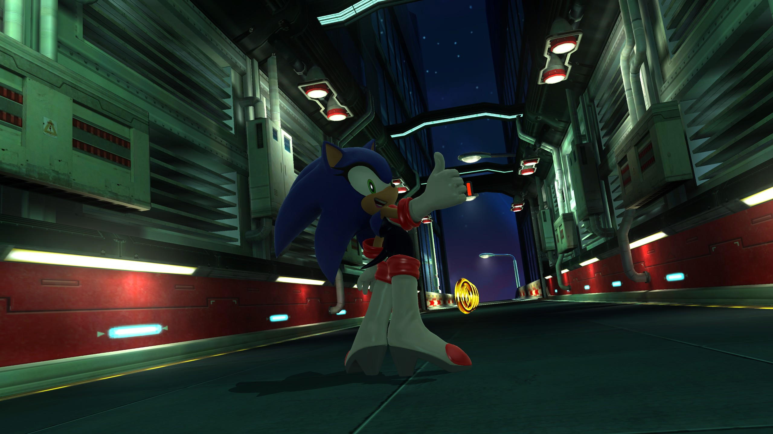 Sonic in Rouge's Outfit [Sonic Generations] [Mods]