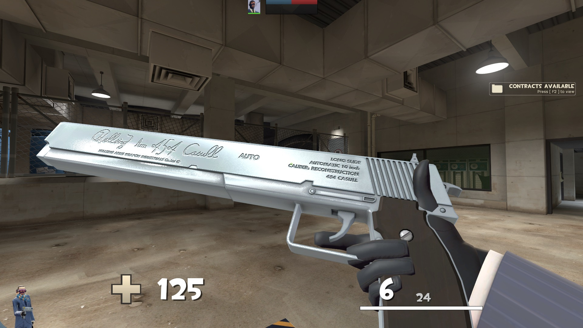 Hellsing Casull .454 (Pistol+Ambassador skin) [Team Fortress 2] [Mods]