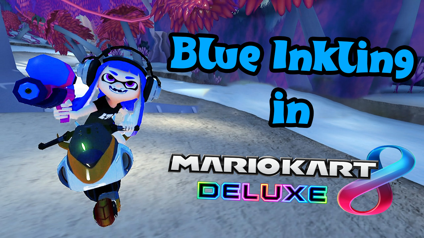 Blue Inkling Girl Mod for Mario Kart 8 Deluxe | MK8D Mods