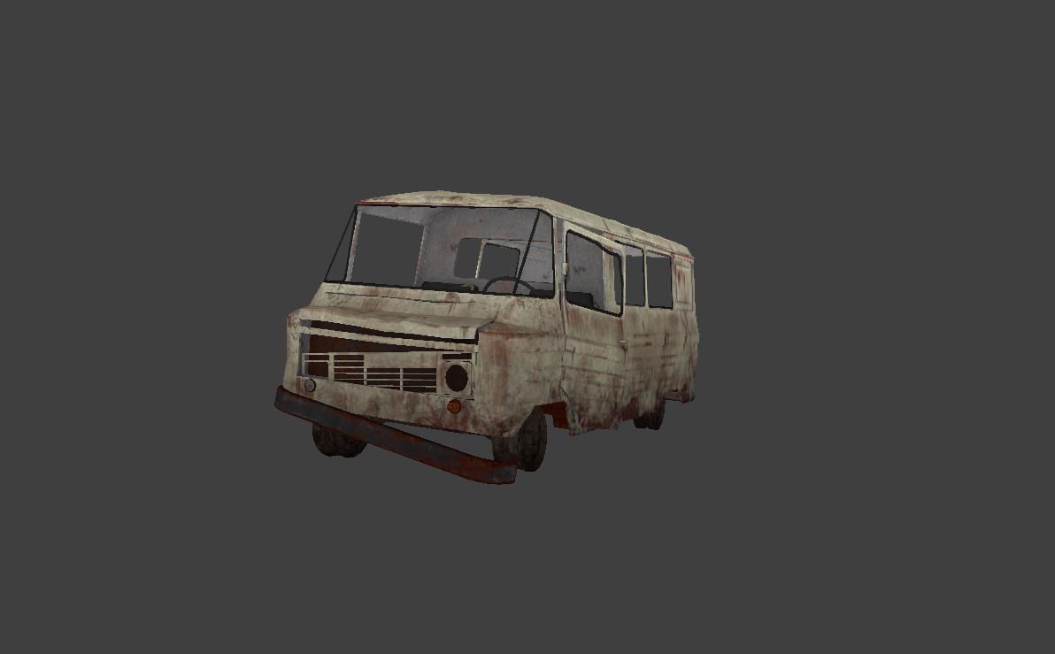 Wrecked Zuk van Mod for Half-Life 2 | HL2 Mods