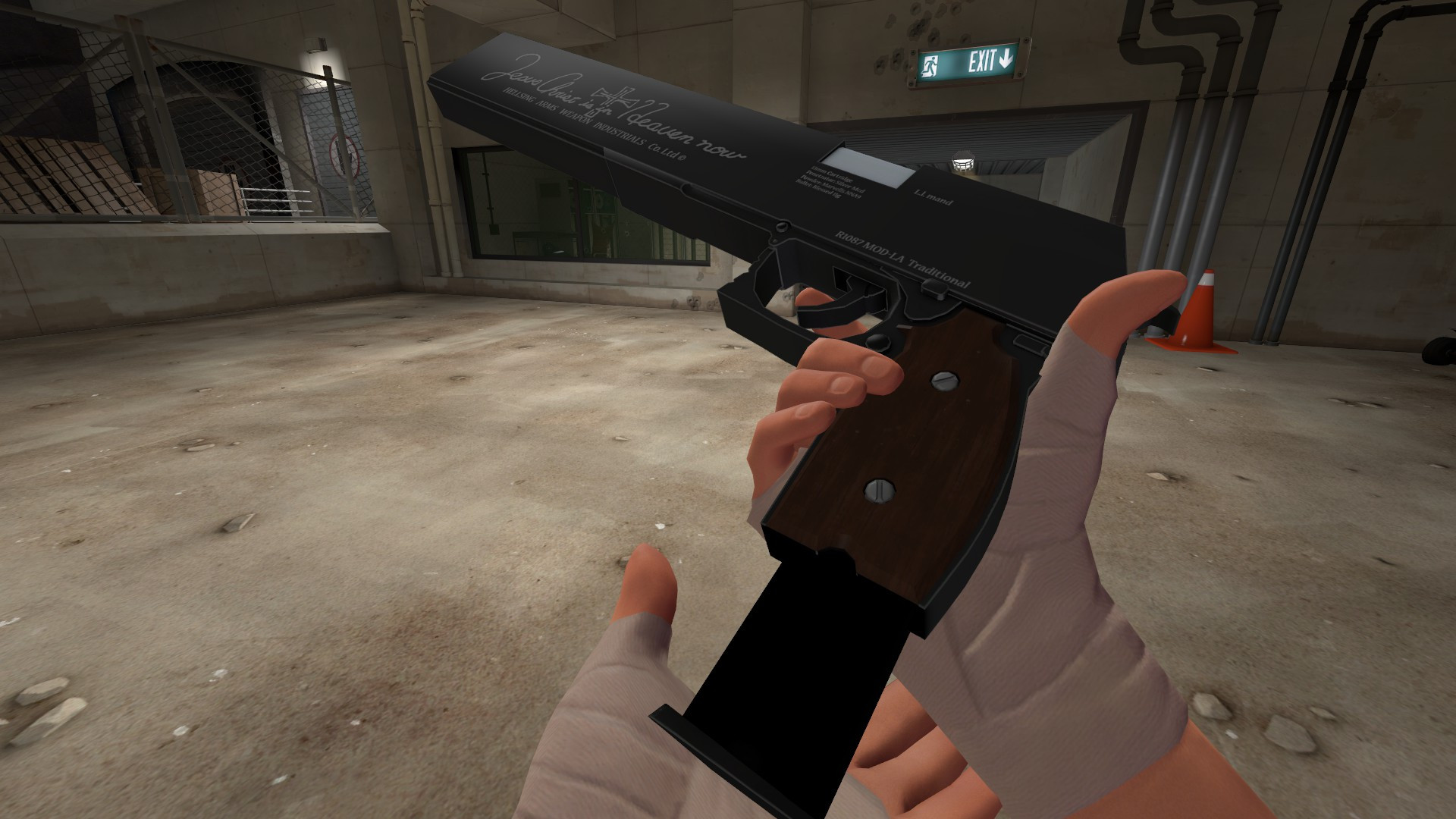 Hellsing Jackal (Pistol+Ambassador skin) Mod for Team Fortress 2 | TF2 Mods