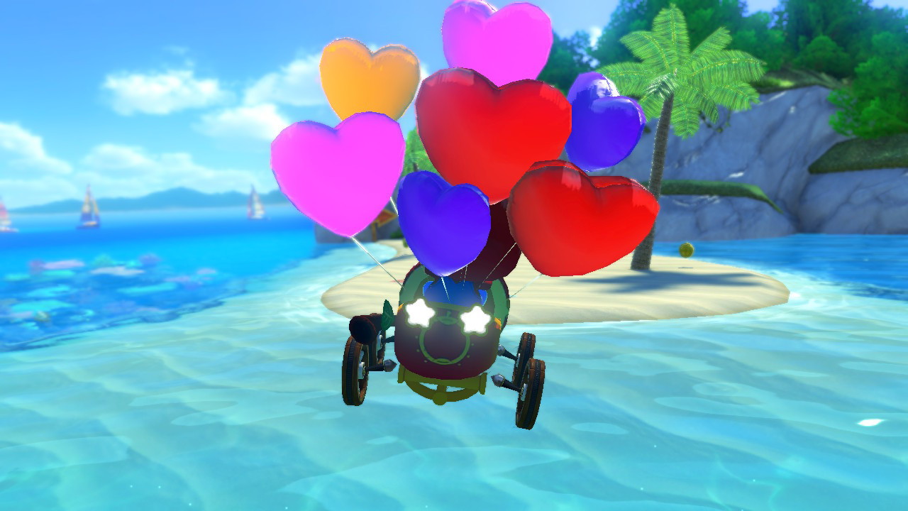 Heart Balloons (MKT) Mod for Mario Kart 8 Deluxe | MK8D Mods