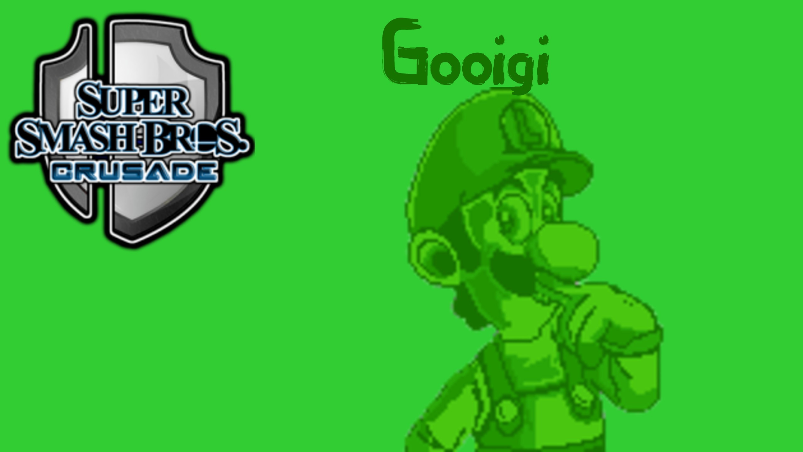 Gooigi (Now with Updated File) Mod for Super Smash Bros. Crusade | SSBC ...