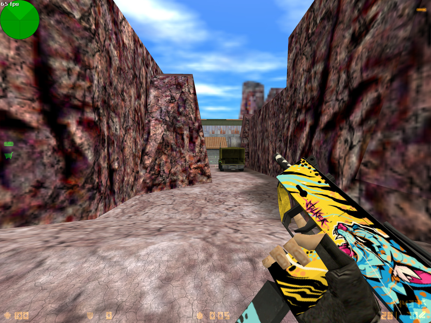 Default MAC-10 w/ Stalker skin Mod for Counter-Strike 1.6 | CS1.6 Mods