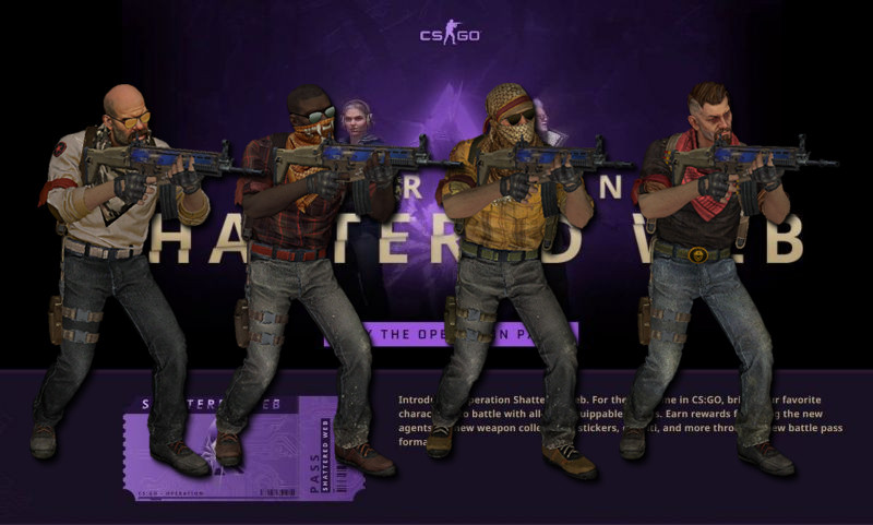 CSGO Elite Crew Operation Shattered Web Pack Mod for Counter-Strike ...