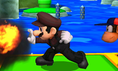 Black and Brown Mario Mod for Super Smash Bros. (3DS) | SSB3DS Mods