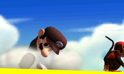 Black and Brown Mario Mod for Super Smash Bros. (3DS) | SSB3DS Mods