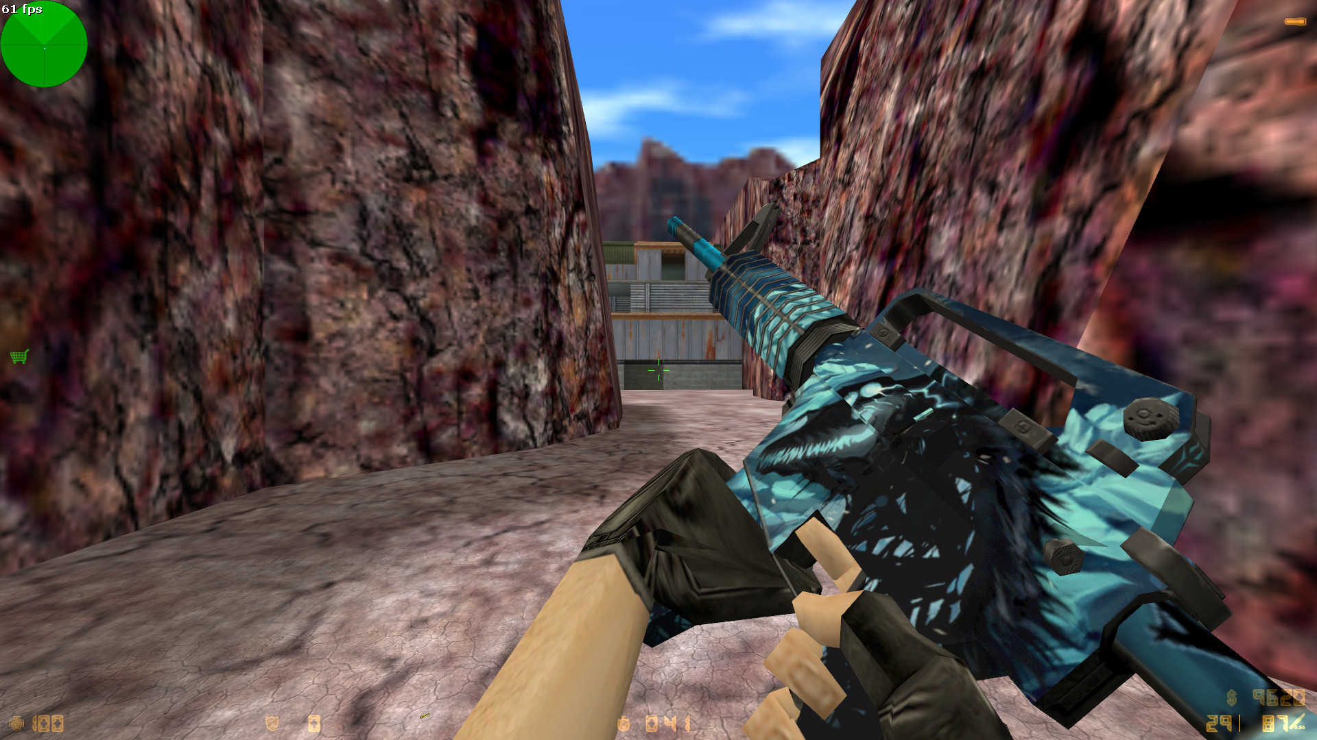 Default M4A1 w/ Nightmare skin Mod for Counter-Strike 1.6 | CS1.6 Mods