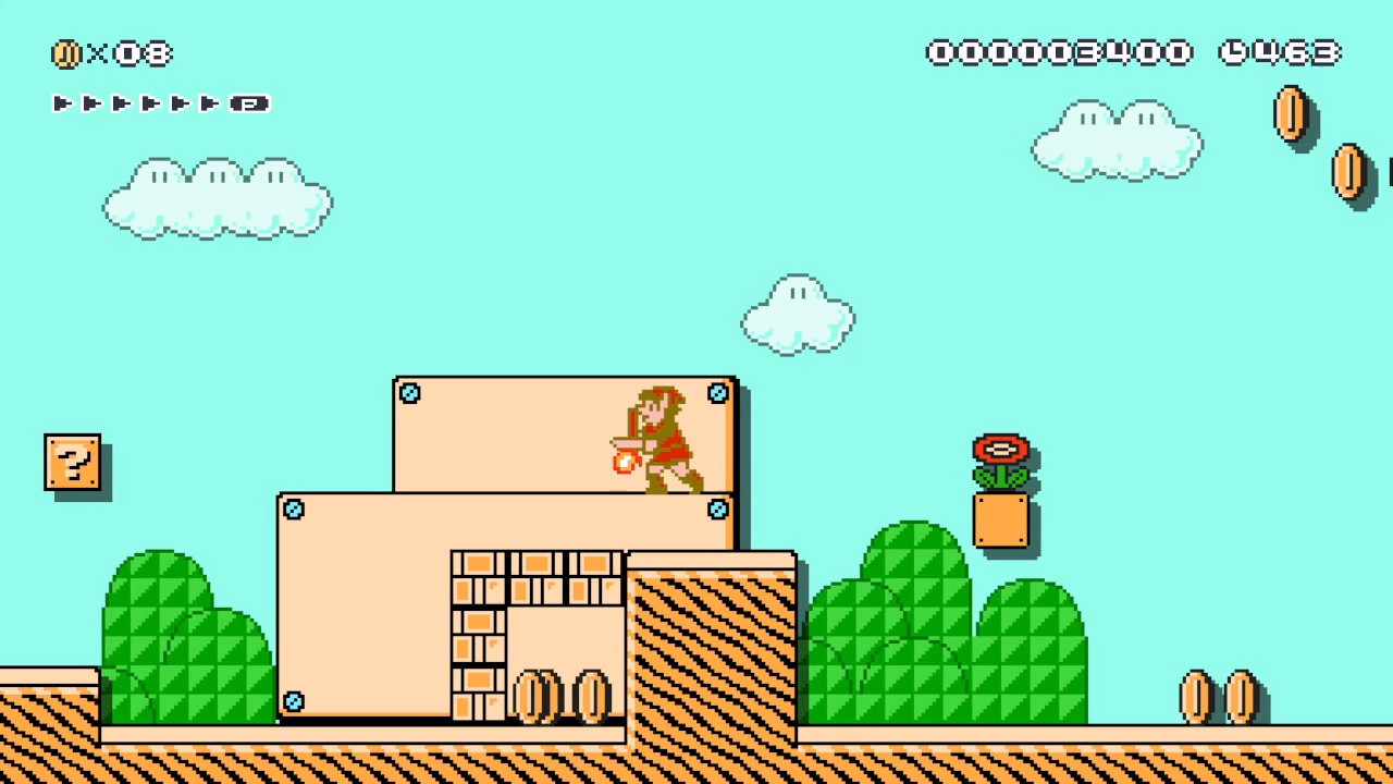 Zelda Mario Maker Mod for Super Mario Maker 2 | SMM2 Mods