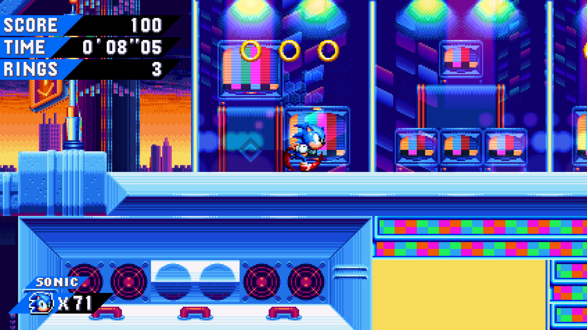 Menu based HUD Mod for Sonic Mania | SM Mods