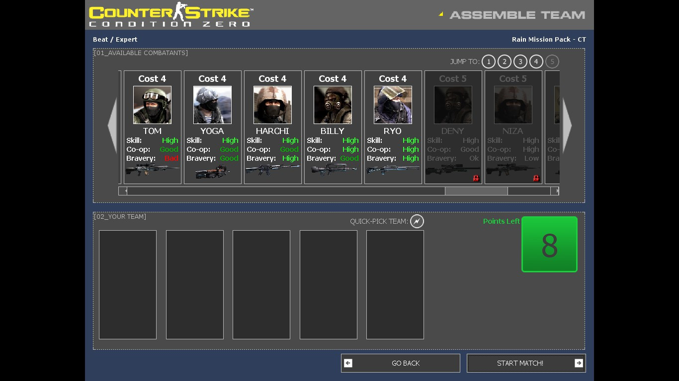 CSCZ Rain Mission Packs v1 Mod for Counter-Strike: Condition Zero | CS ...