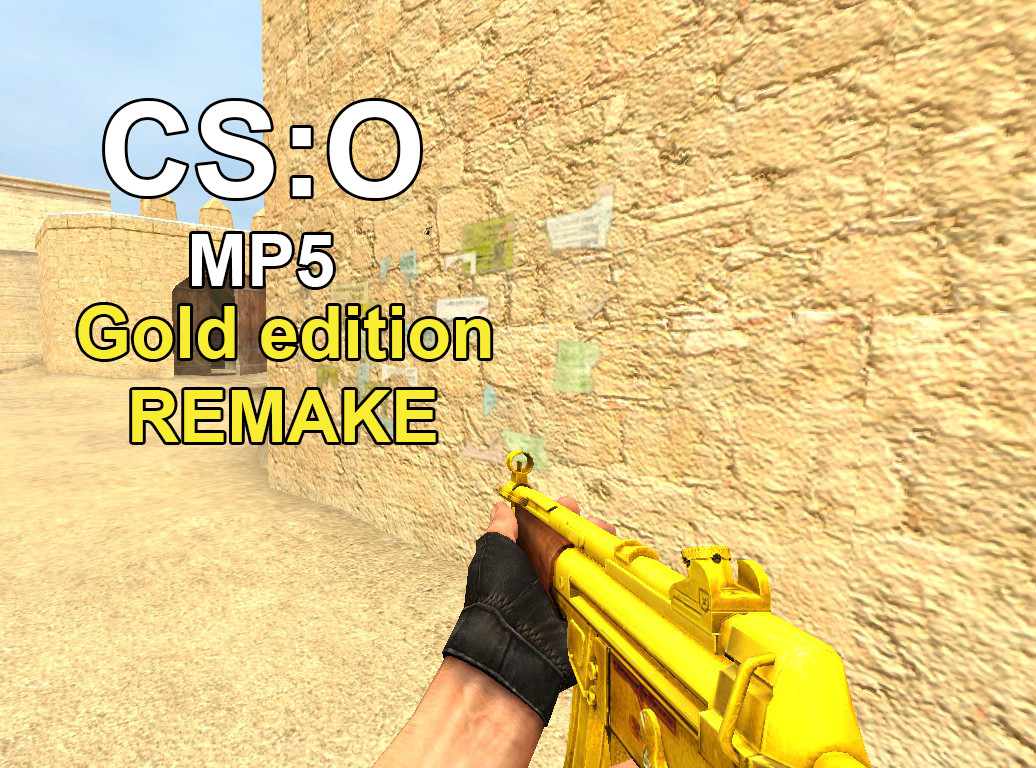 CSO MP5 Gold edition Remake Mod for Counter-Strike: Source | CS:S Mods