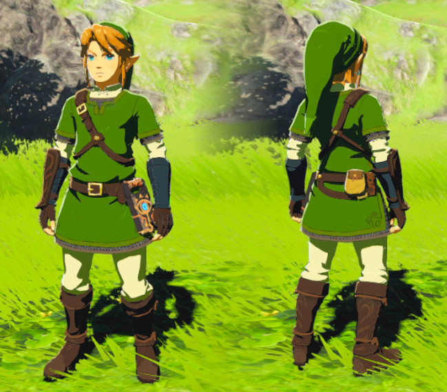 Matching Green Tunics+ Mod for The Legend of Zelda: Breath of the Wild ...
