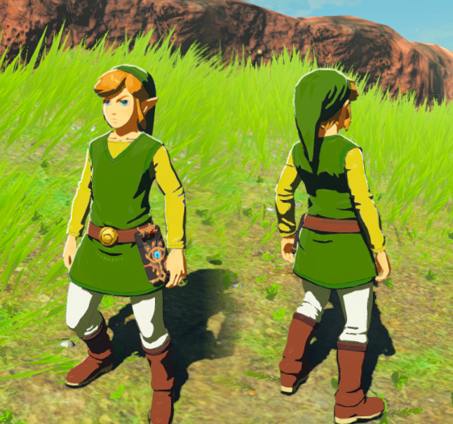 Matching Green Tunics+ Mod for The Legend of Zelda: Breath of the Wild ...
